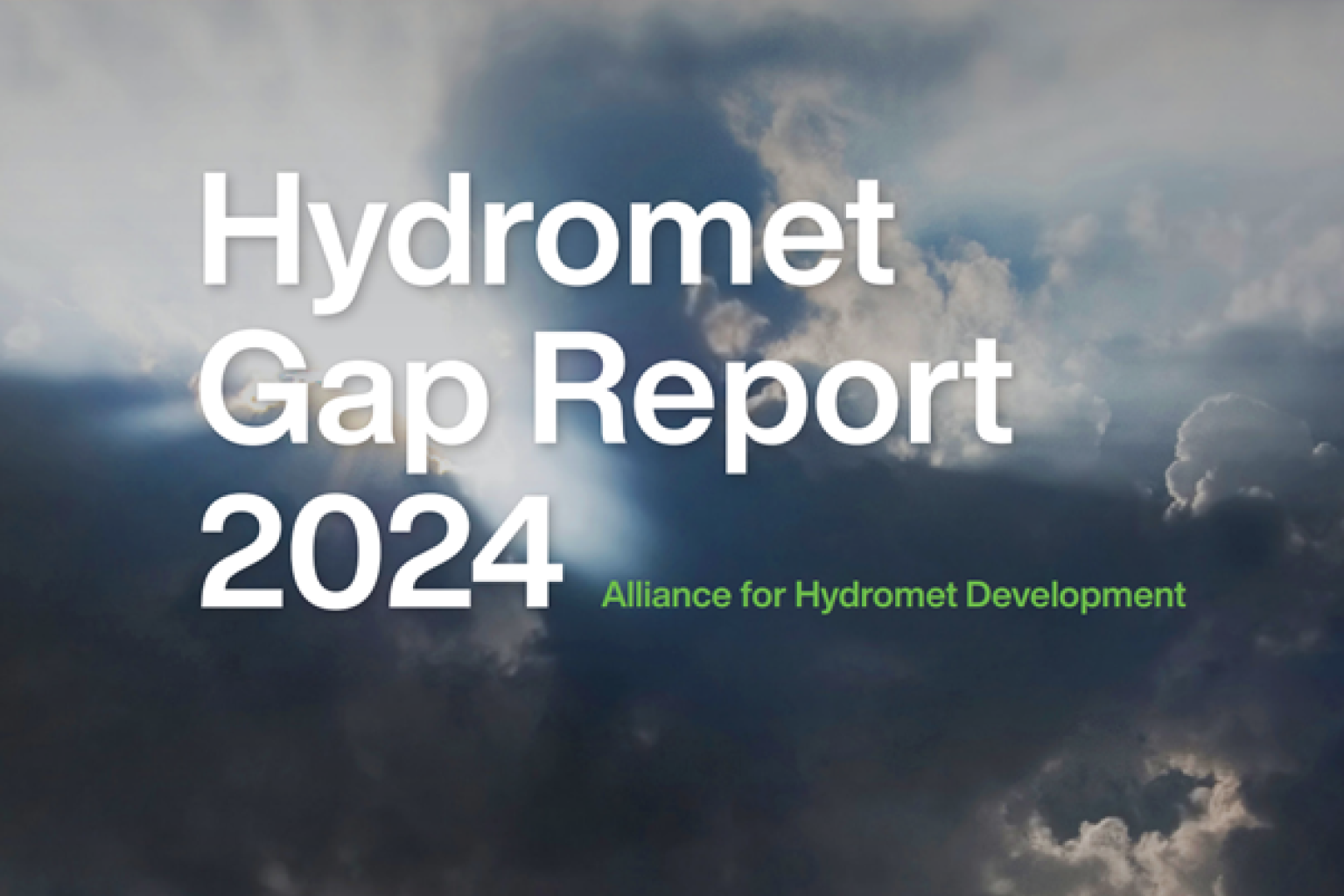 Hydromet Gap Report calls for collaboration to ensure Early Warnings ...