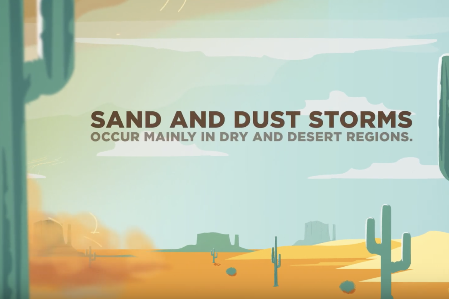 WMO acts on sand and dust storms