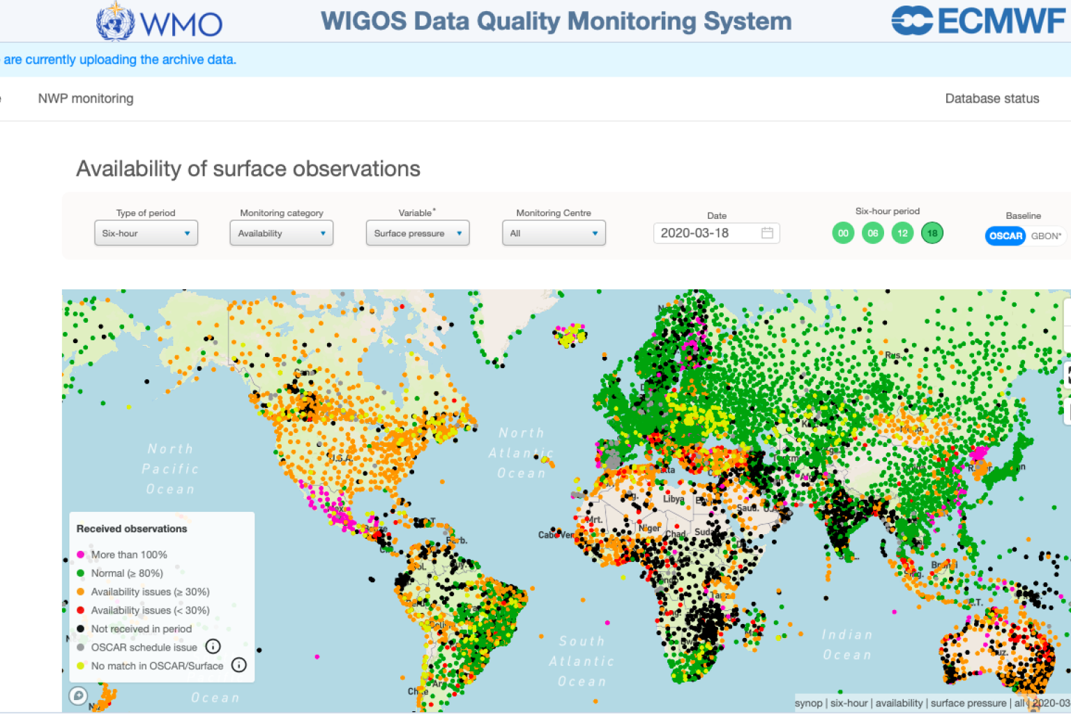 New web tool monitors quality of observations