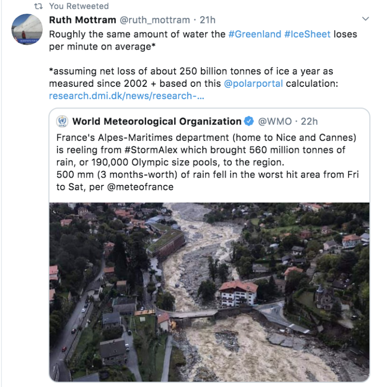 Mediterranean episode causes "unprecedented" rainfall