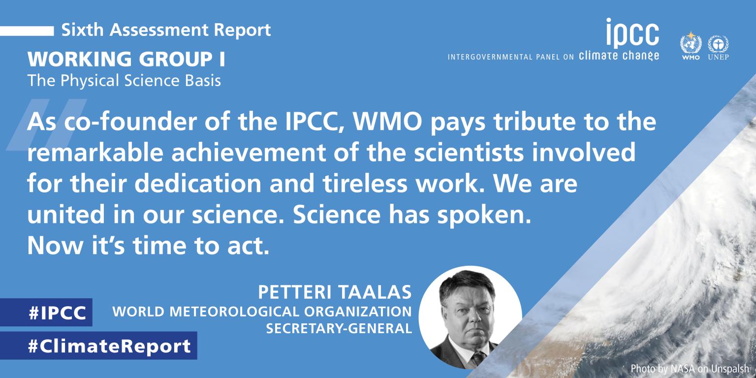 WMO: New climate report is a clarion call for urgent action